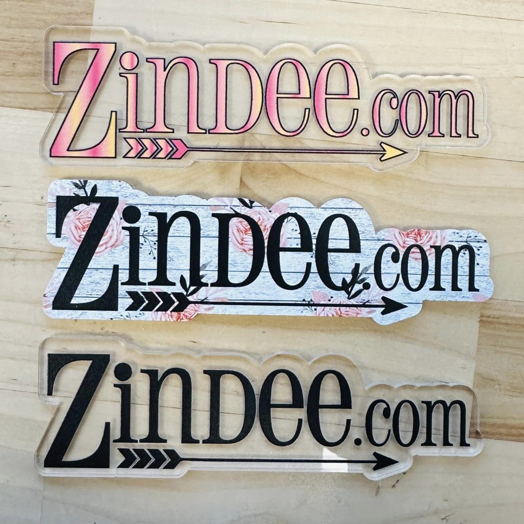 Acrylic Watermark Full Color Style (acrylic sign) – Zindee
