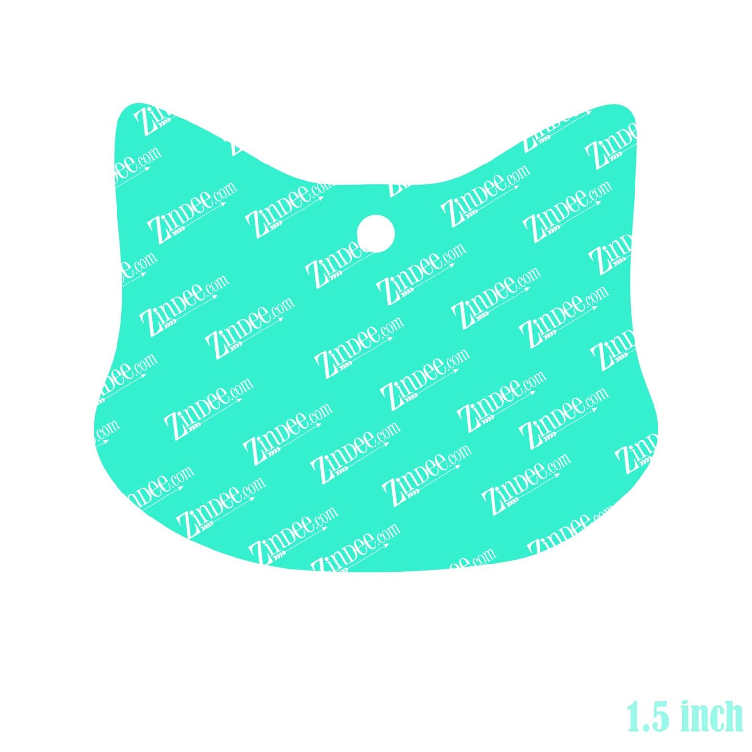 Cat Head Acrylic Blank- Sticker- UV DTF (1.5 inch) – Zindee