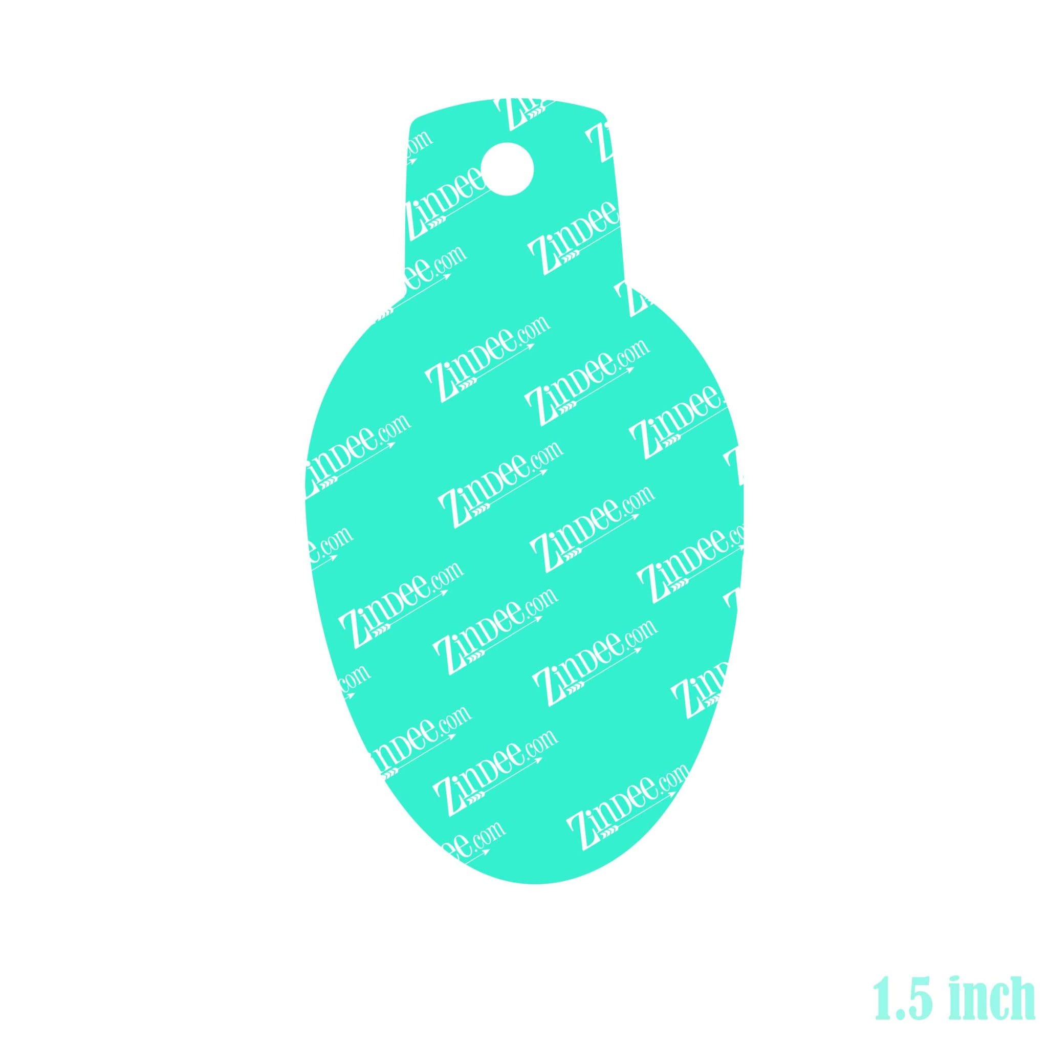 Christmas Light Acrylic Blank- Sticker- UV DTF (1.5 inch) – Zindee