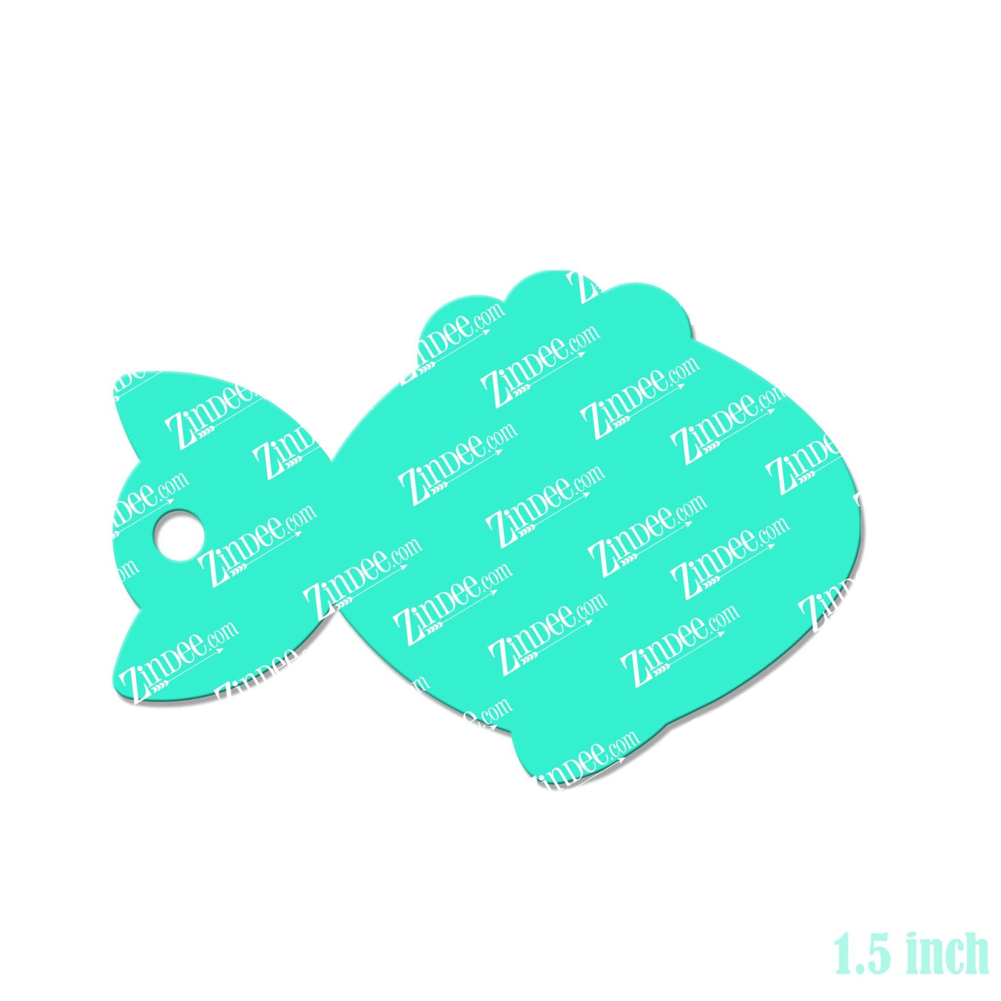 Fish Acrylic Blank- Sticker- UV DTF (1.5 inch) – Zindee