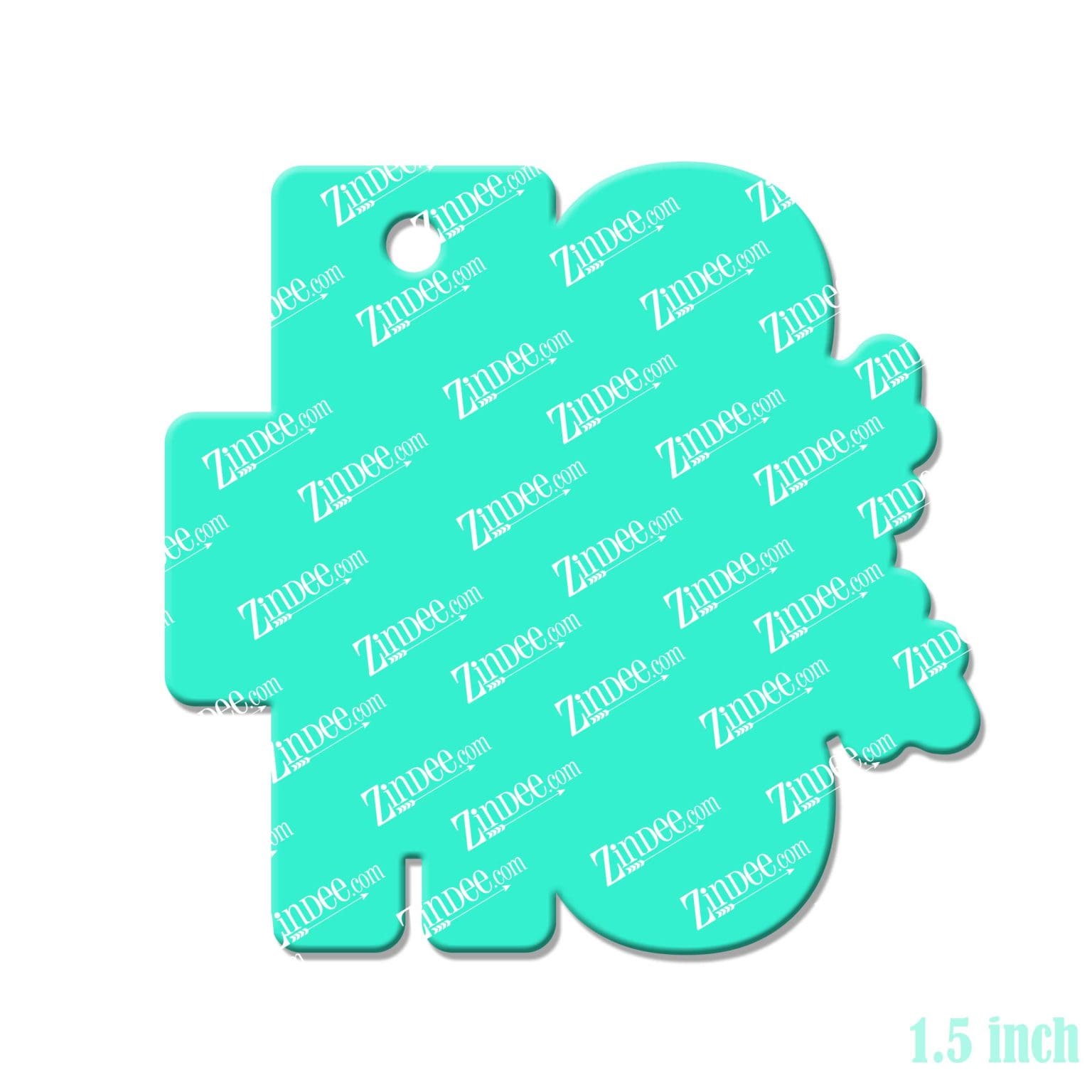Hoho Acrylic Blank- Sticker- UV DTF (1.5 inch) – Zindee