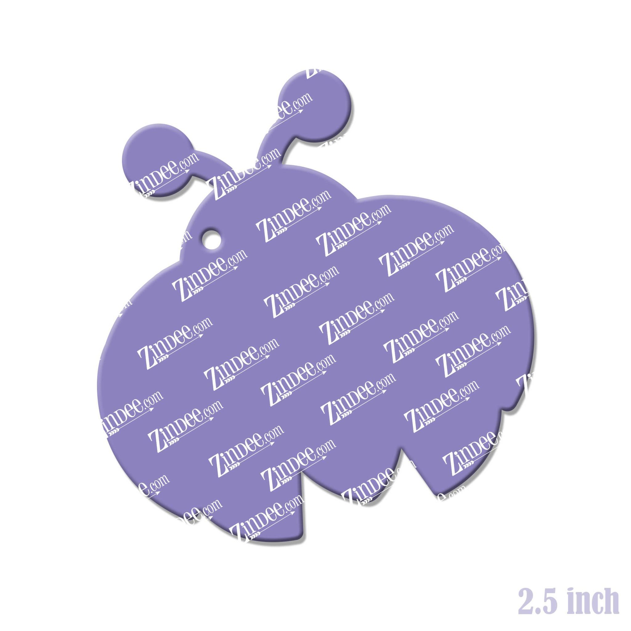 Ladybug Acrylic Blank- Sticker- UV DTF (2.5 inch) – Zindee