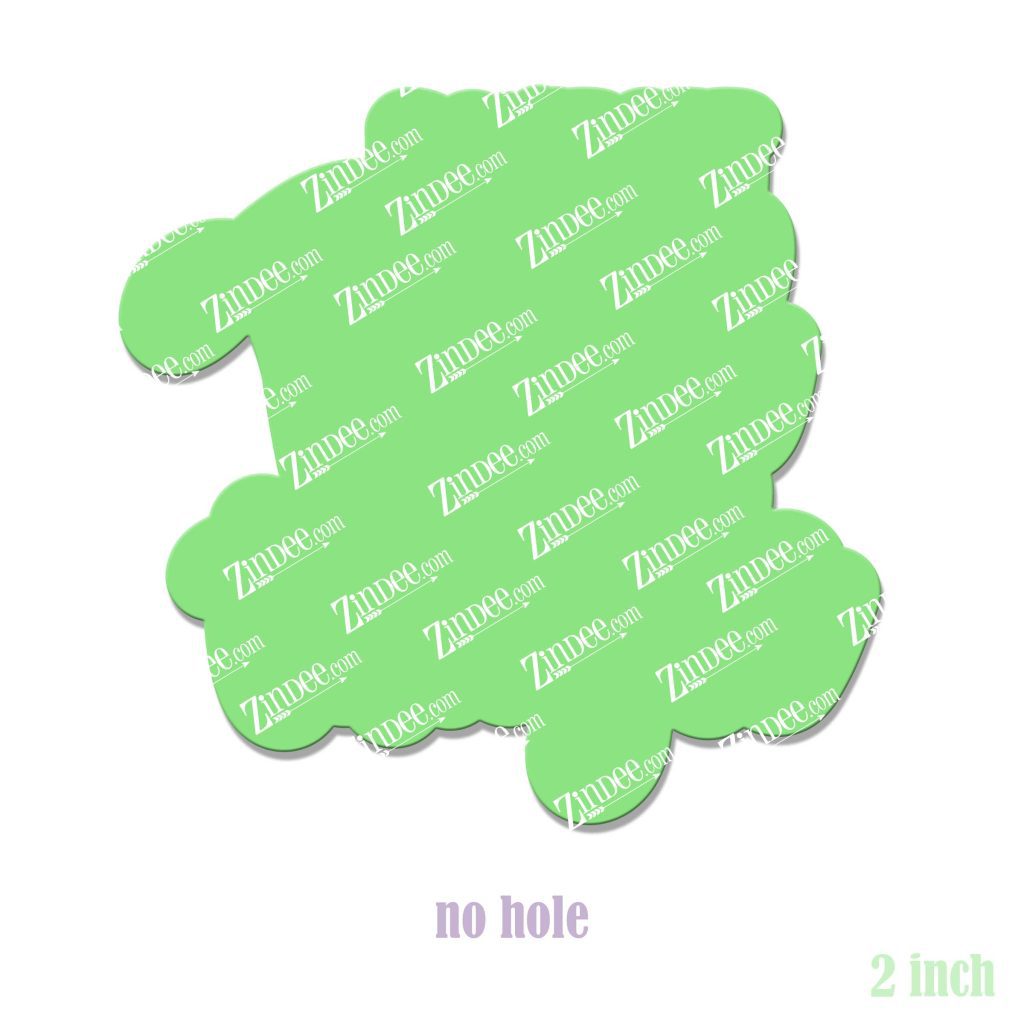 Tinsel In A Tangle Acrylic Blank- Sticker- UV DTF (2 inch) NO HOLE – Zindee