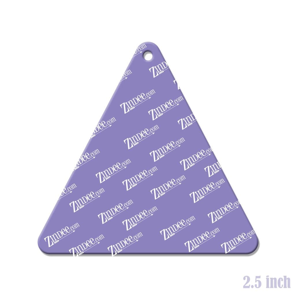 Triangle Acrylic Blank- Sticker- UV DTF (2.5 inch) – Zindee