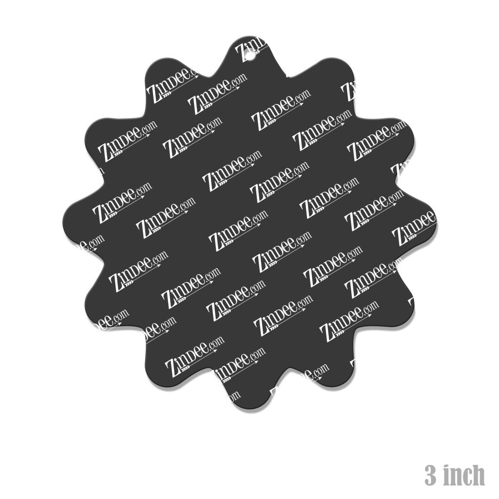 Sunshine Acrylic Blank- Sticker- UV DTF (3 inch) – Zindee