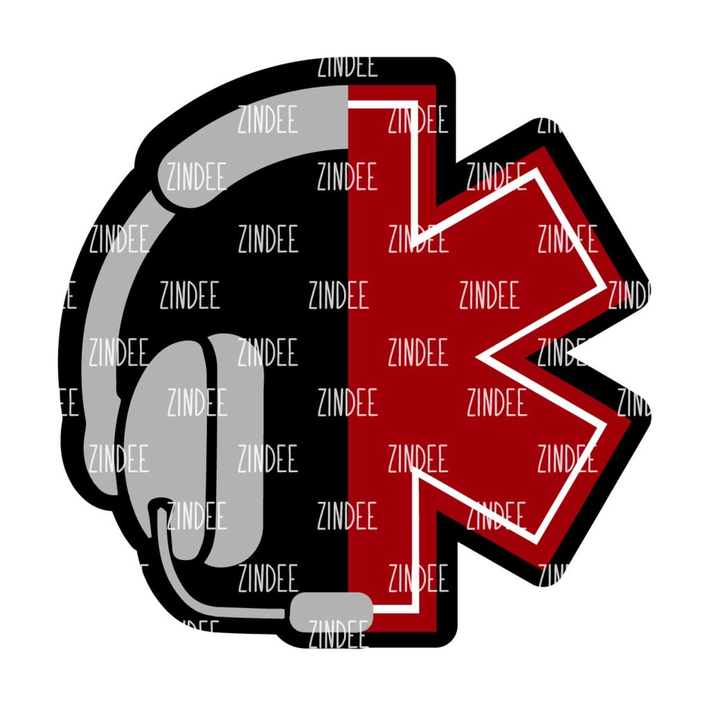 Dispatch Star Of Life Acrylic Blank- Sticker- UV DTF (2 inch) NO HOLE ...