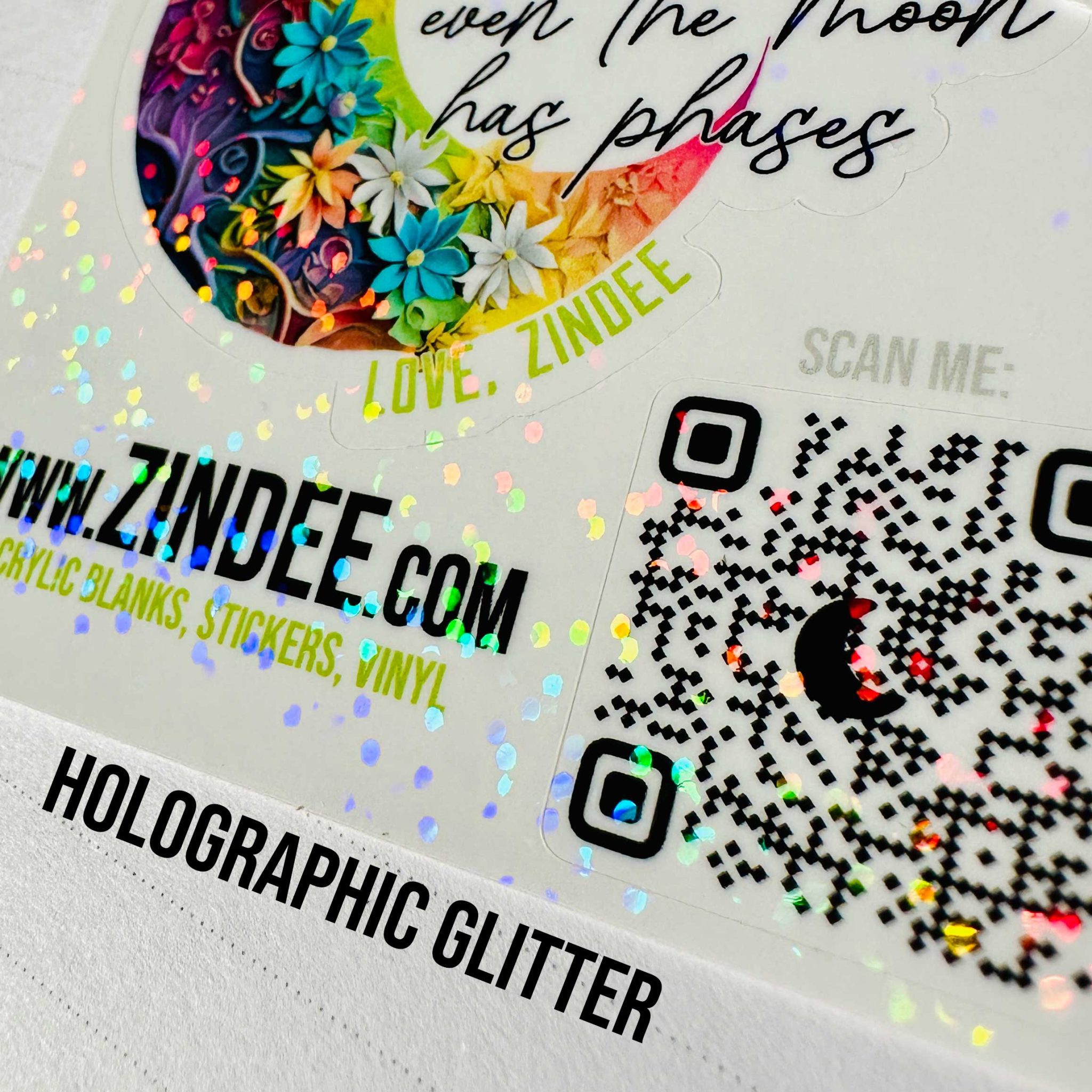 Laminated Stickers- QR Code – Zindee