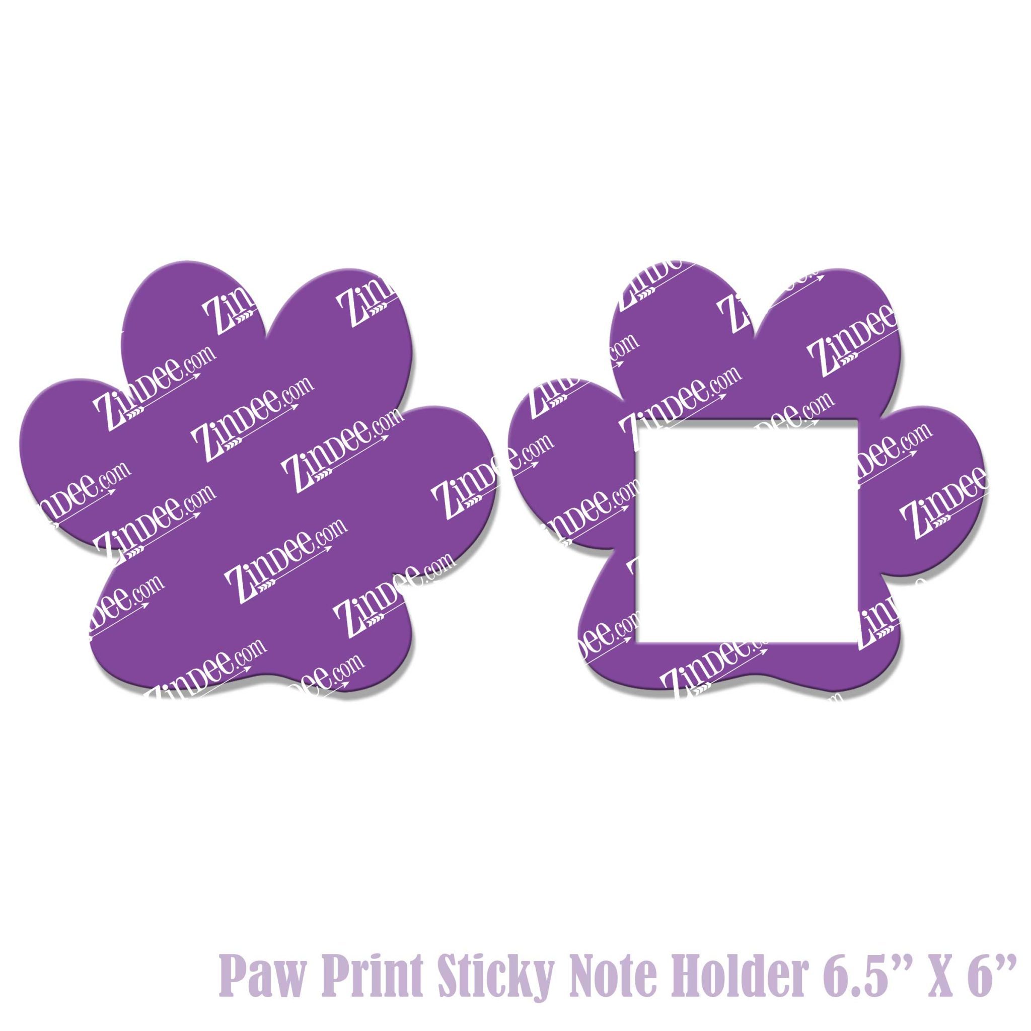 Paw Print Sticky Note Holder – Zindee