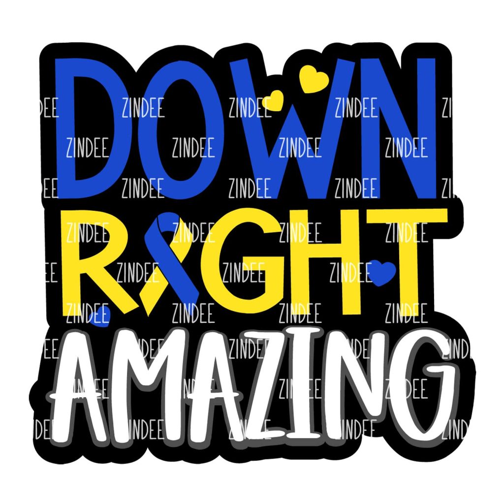 Down Right Amazing Acrylic Blank- Sticker- UV DTF (3 inch) – Zindee
