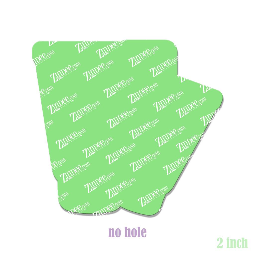 Moisture Barrier Acrylic Blank- Sticker- UV DTF (2 inch) NO HOLE – Zindee
