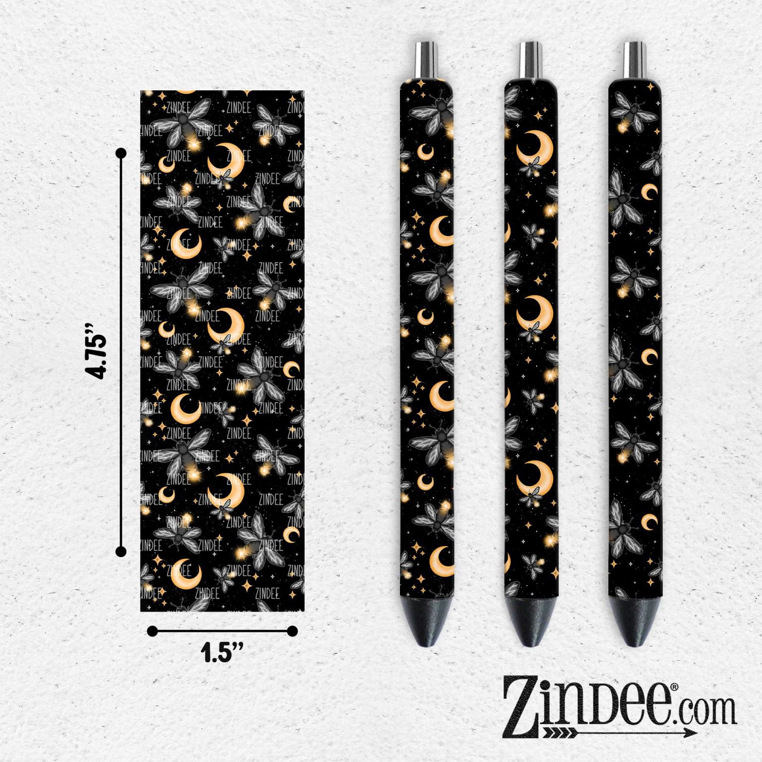 Fireflies VINYL Pen Wrap – Zindee