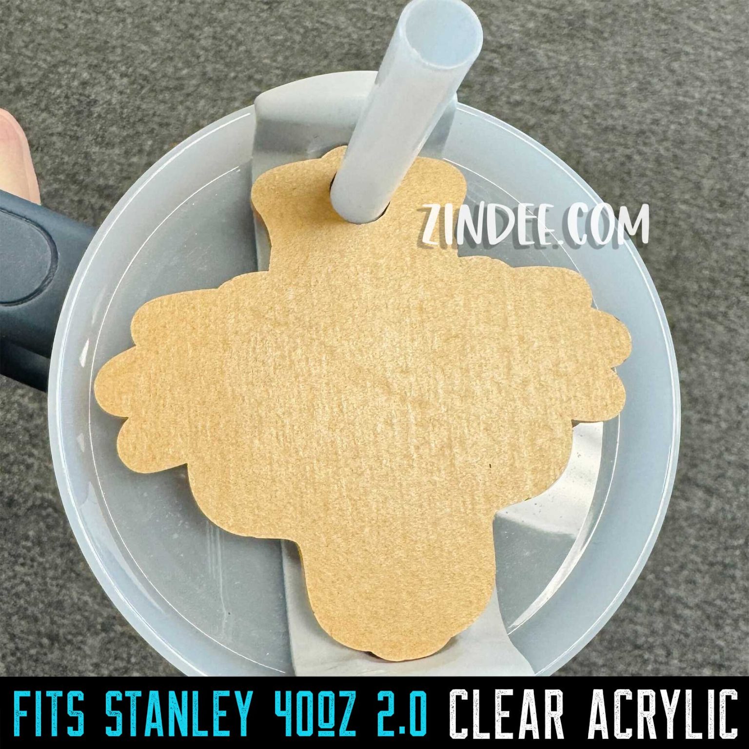 Top Hat Ghost Tumbler Tag (Stanley 40 oz 2.0) – Zindee