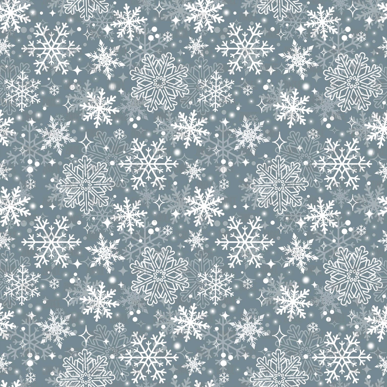 Blue Snowflake seamless (Sublimation Sheet) – Zindee