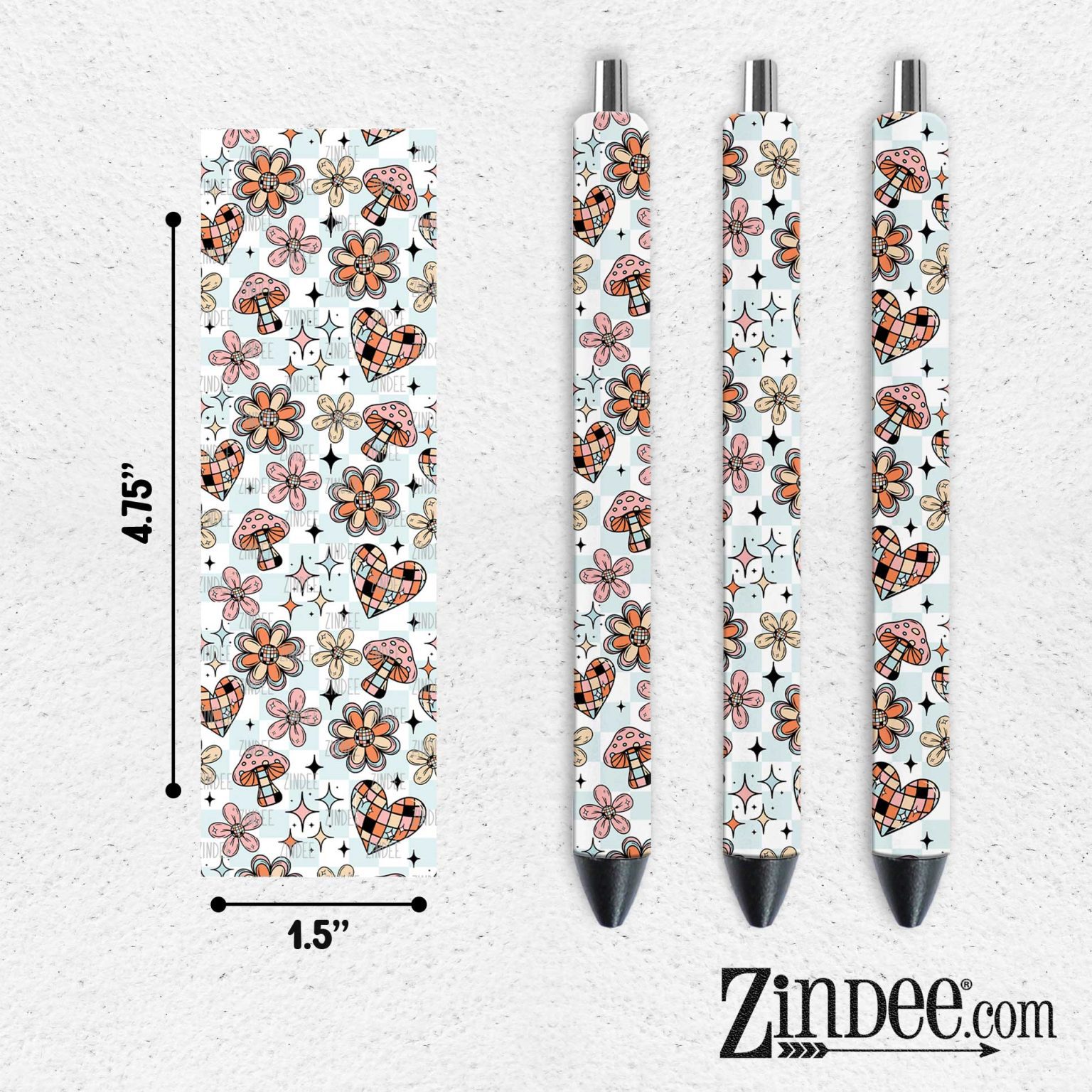 Spread Kindness Retro VINYL Pen Wrap – Zindee