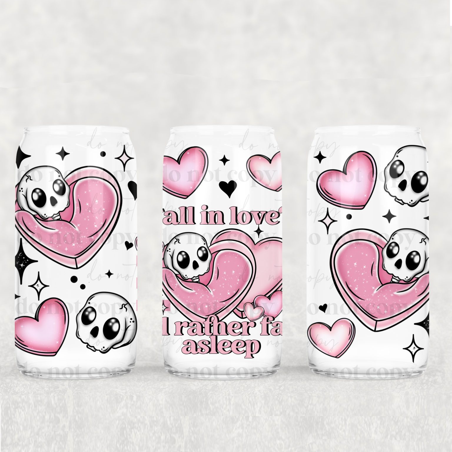 Fall Asleep UV DTF Can Wrap – Zindee