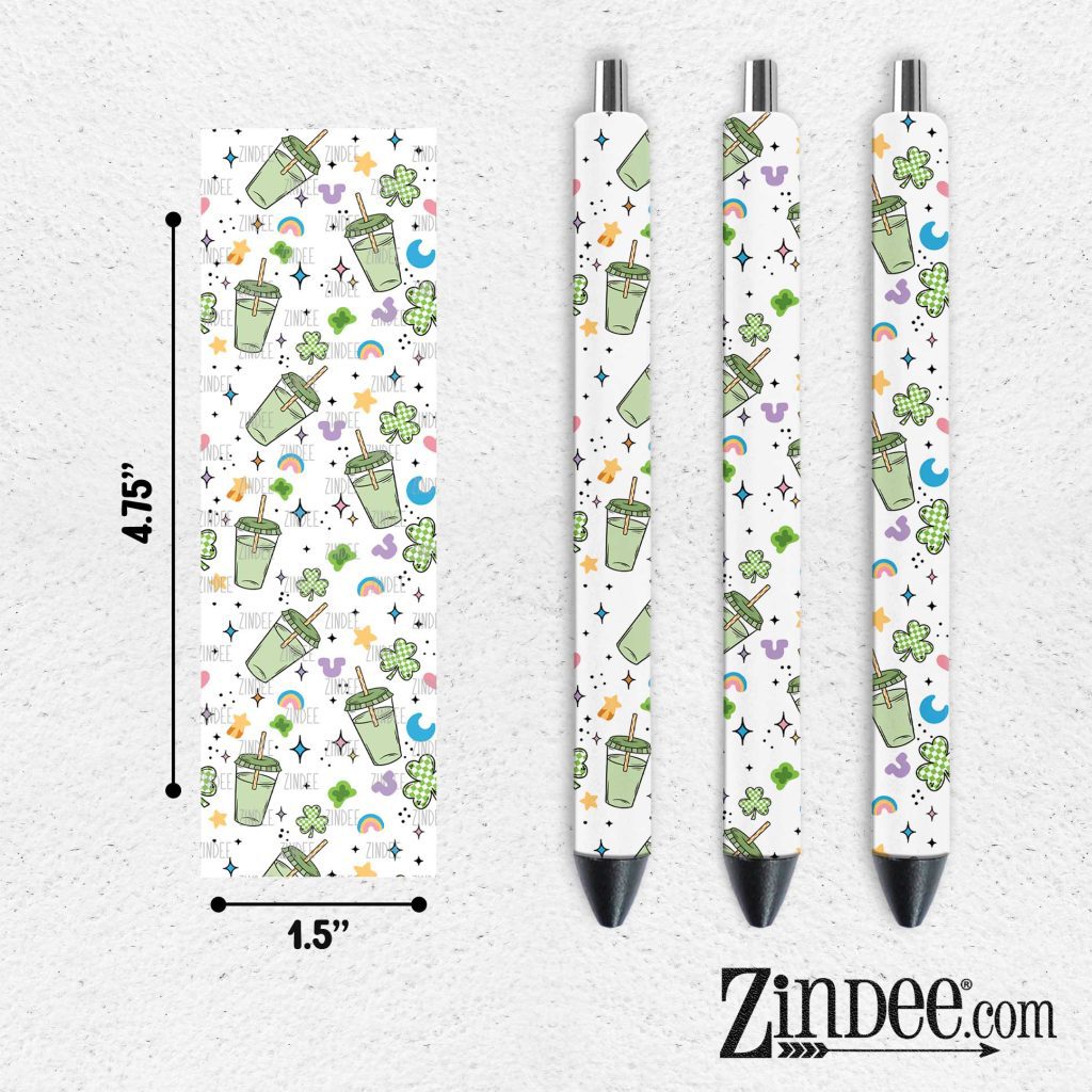Lucky Charm VINYL Pen Wrap – Zindee