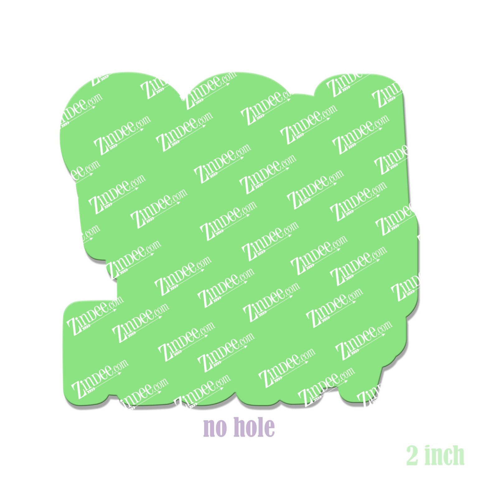 Go with the Flow Acrylic Blank- Sticker- UV DTF (2 inch) NO HOLE – Zindee
