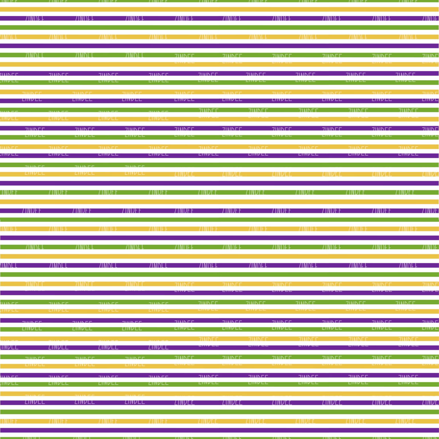 Mardi Gras Stripes seamless (Sublimation Sheet) – Zindee