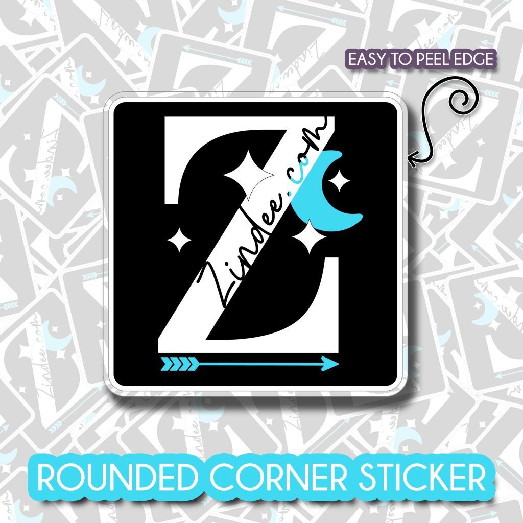 RRT Acrylic Blank- Sticker- UV DTF (3 inch) – Zindee