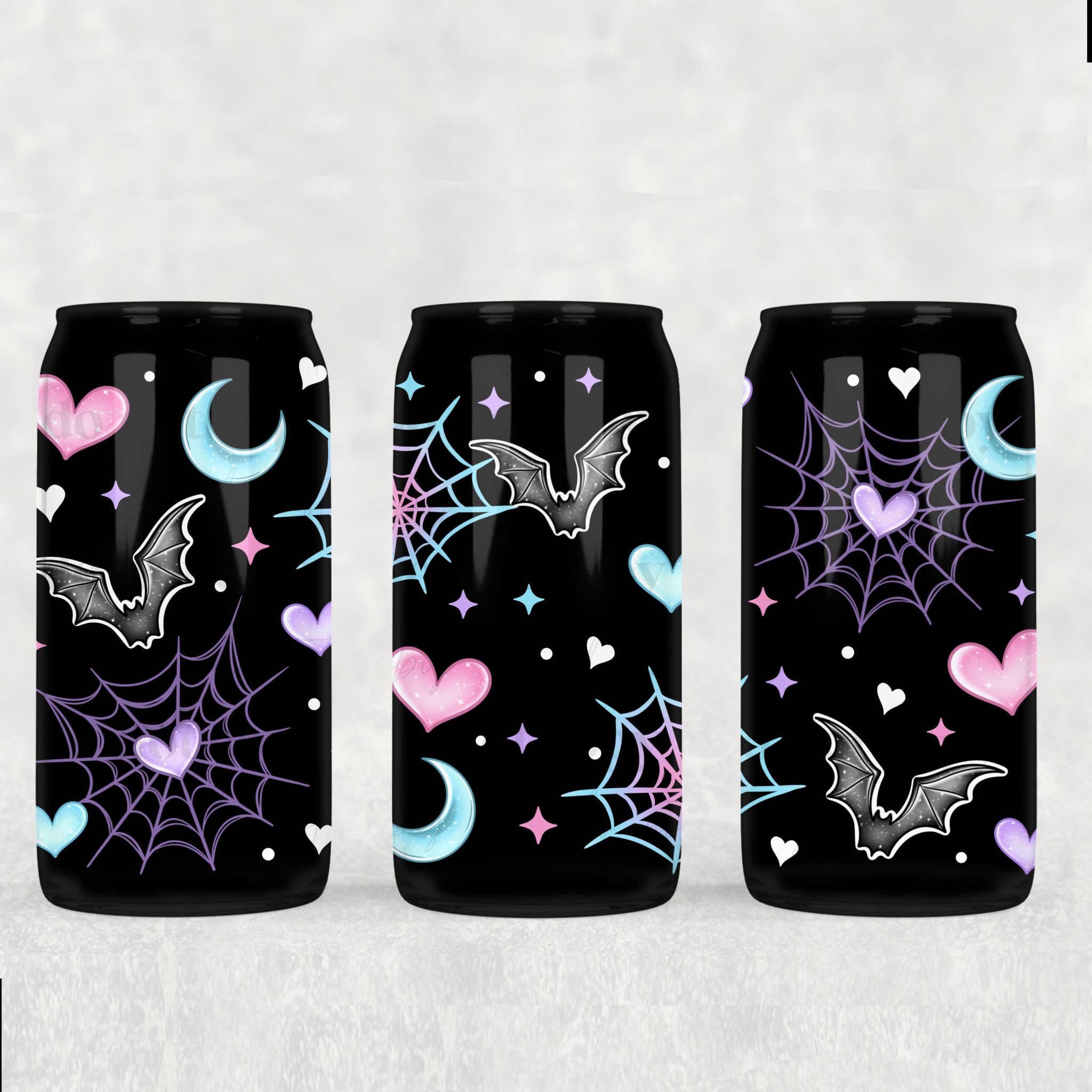 Bat Web UV DTF Can Wrap – Zindee