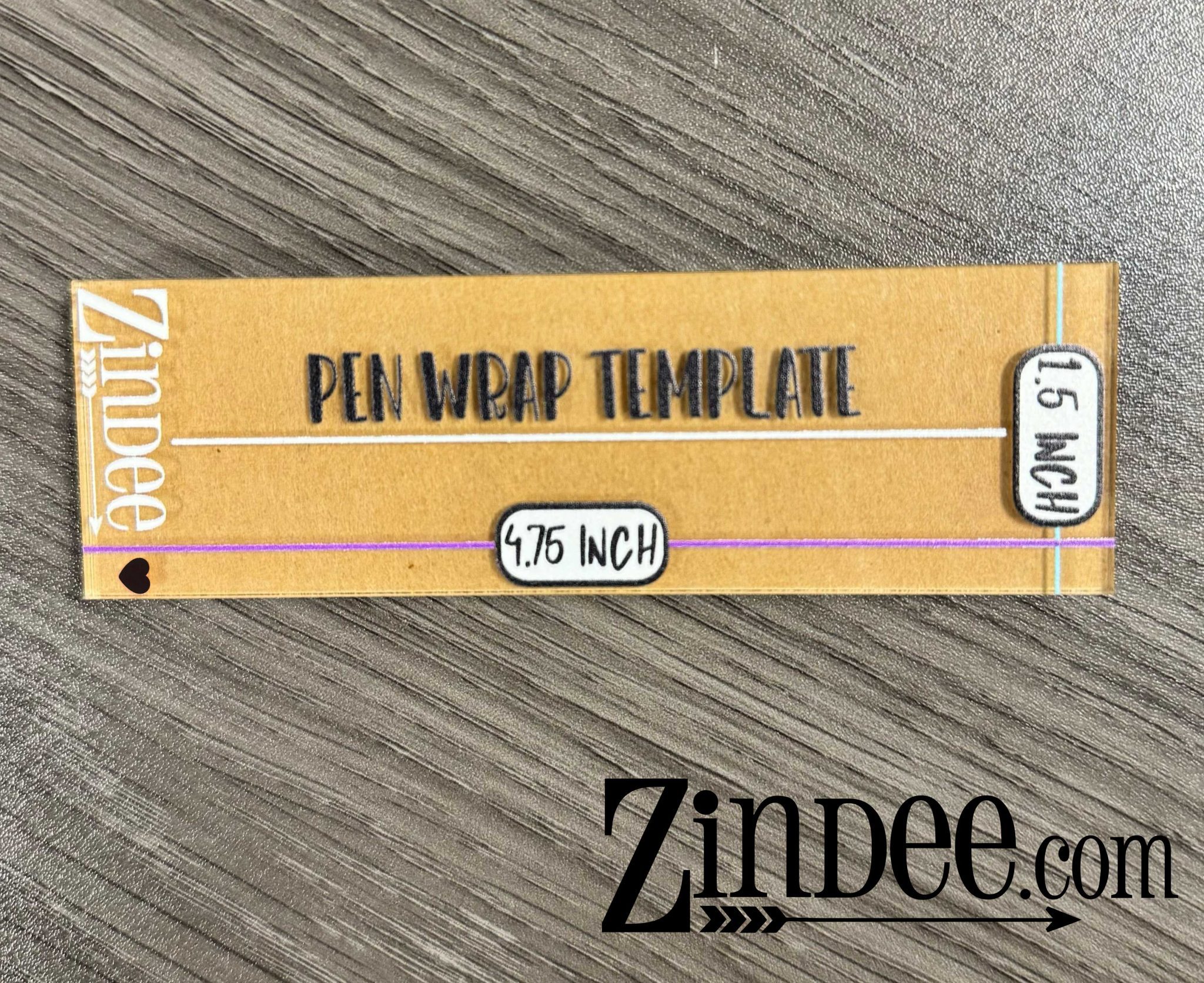 Pen Wrap Template – Zindee
