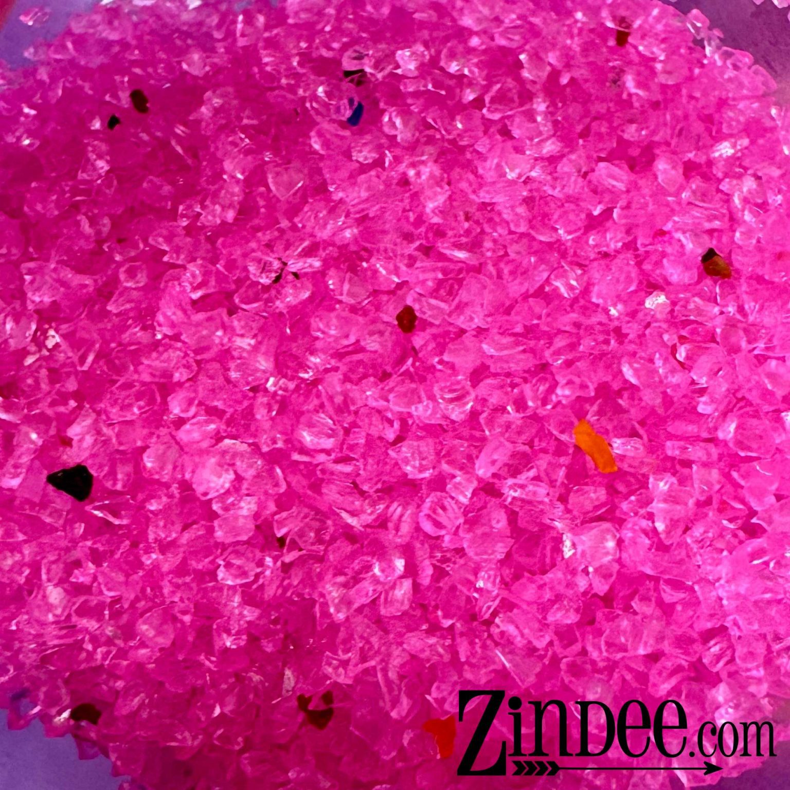 Crushed Glass Clear/White – Zindee