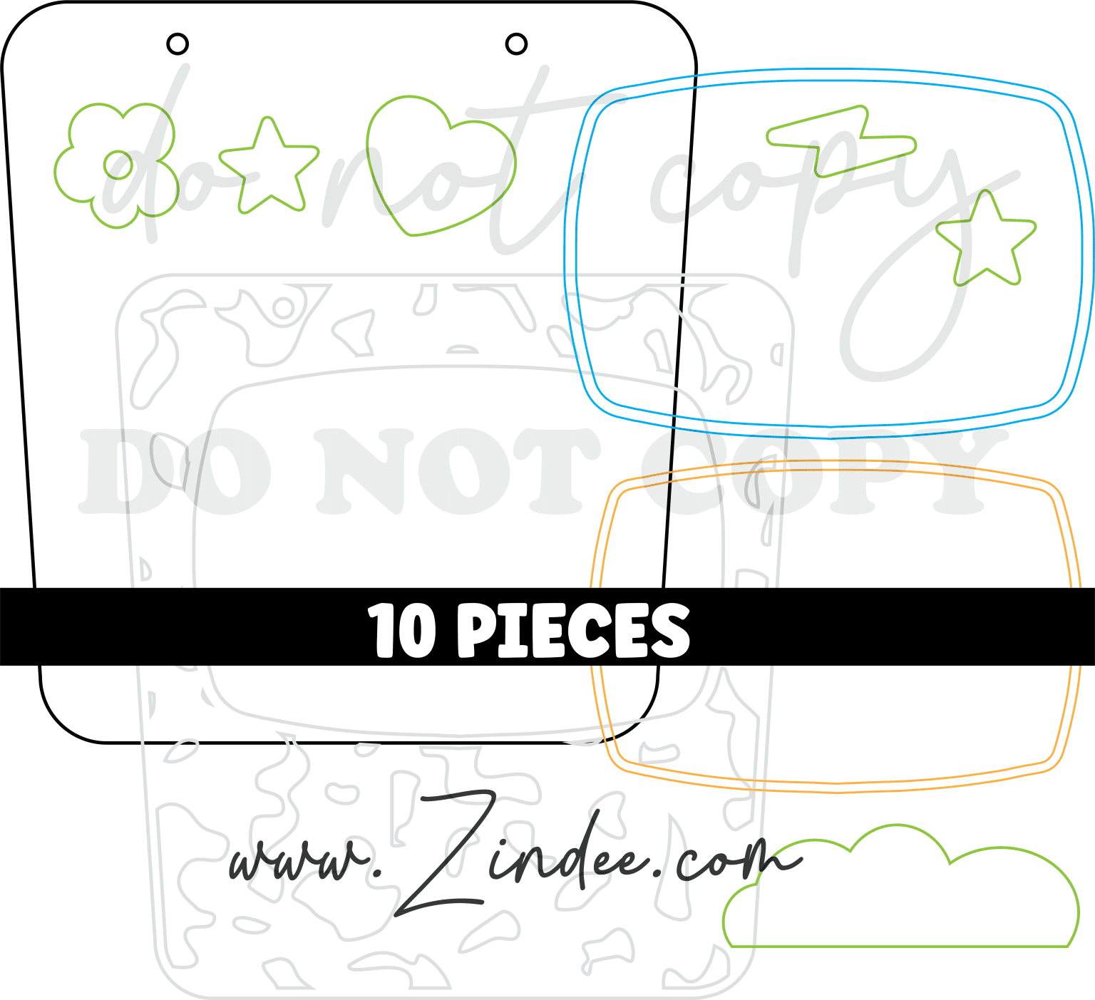 Comp Notebook Teacher Name Acrylic Sign Kit – Zindee