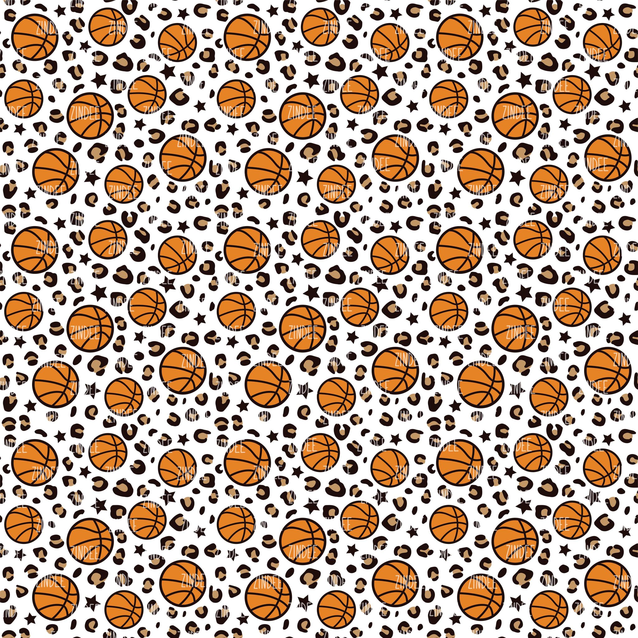 Basketball Leopard seamless (Sublimation Sheet) – Zindee