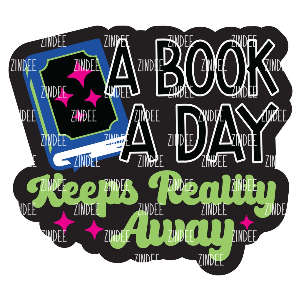 Book A Day Acrylic Blank- Sticker- UV DTF (2 inch) NO HOLE – Zindee