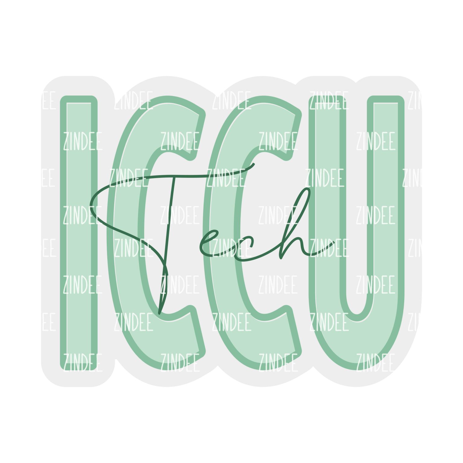 ICCU Tech Acrylic Blank- Sticker- UV DTF (2 inch) NO HOLE – Zindee
