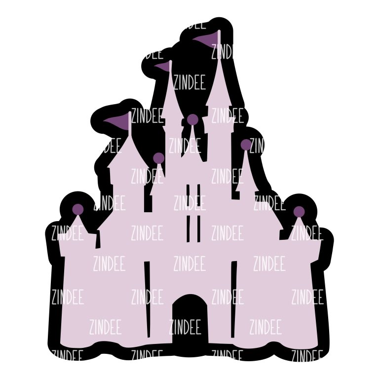 Princess Castle Acrylic Blank- Sticker- UV DTF (2 inch) NO HOLE – Zindee