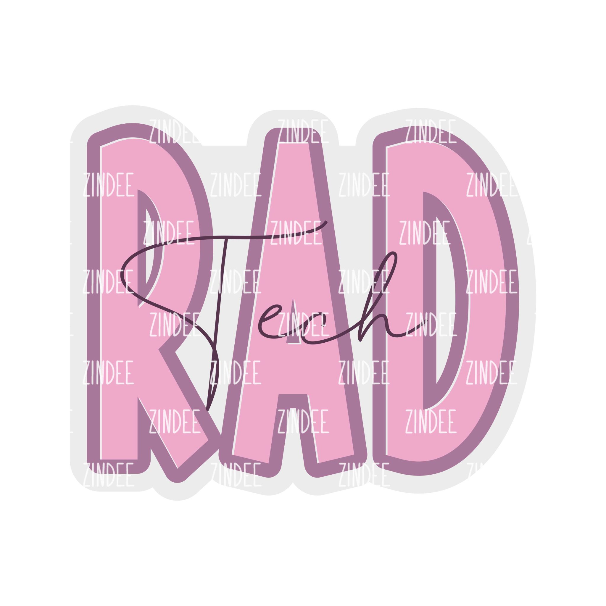 RAD Tech Acrylic Blank- Sticker- UV DTF (2 inch) NO HOLE – Zindee