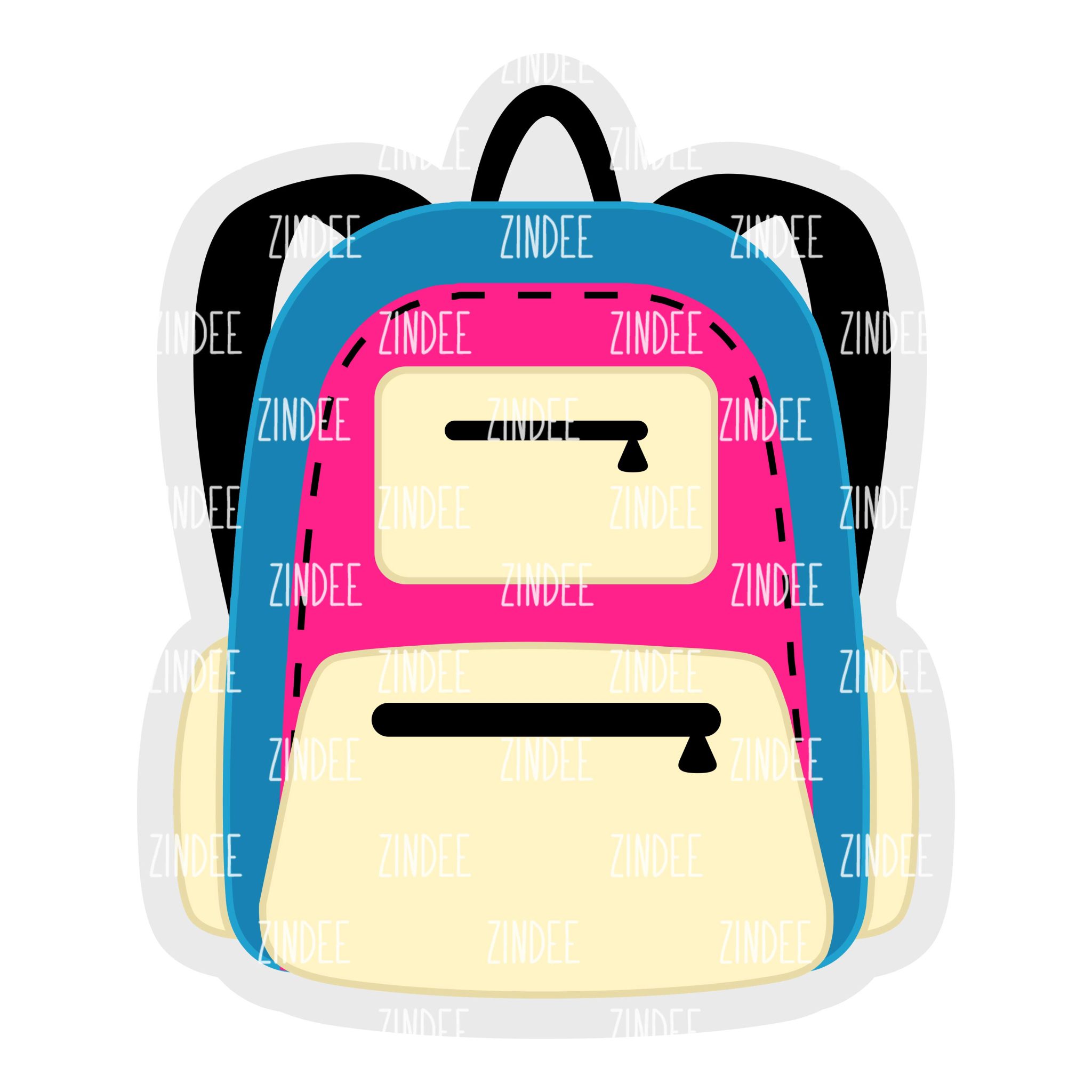 Backpack Acrylic Blank- Sticker- UV DTF (3 inch) – Zindee