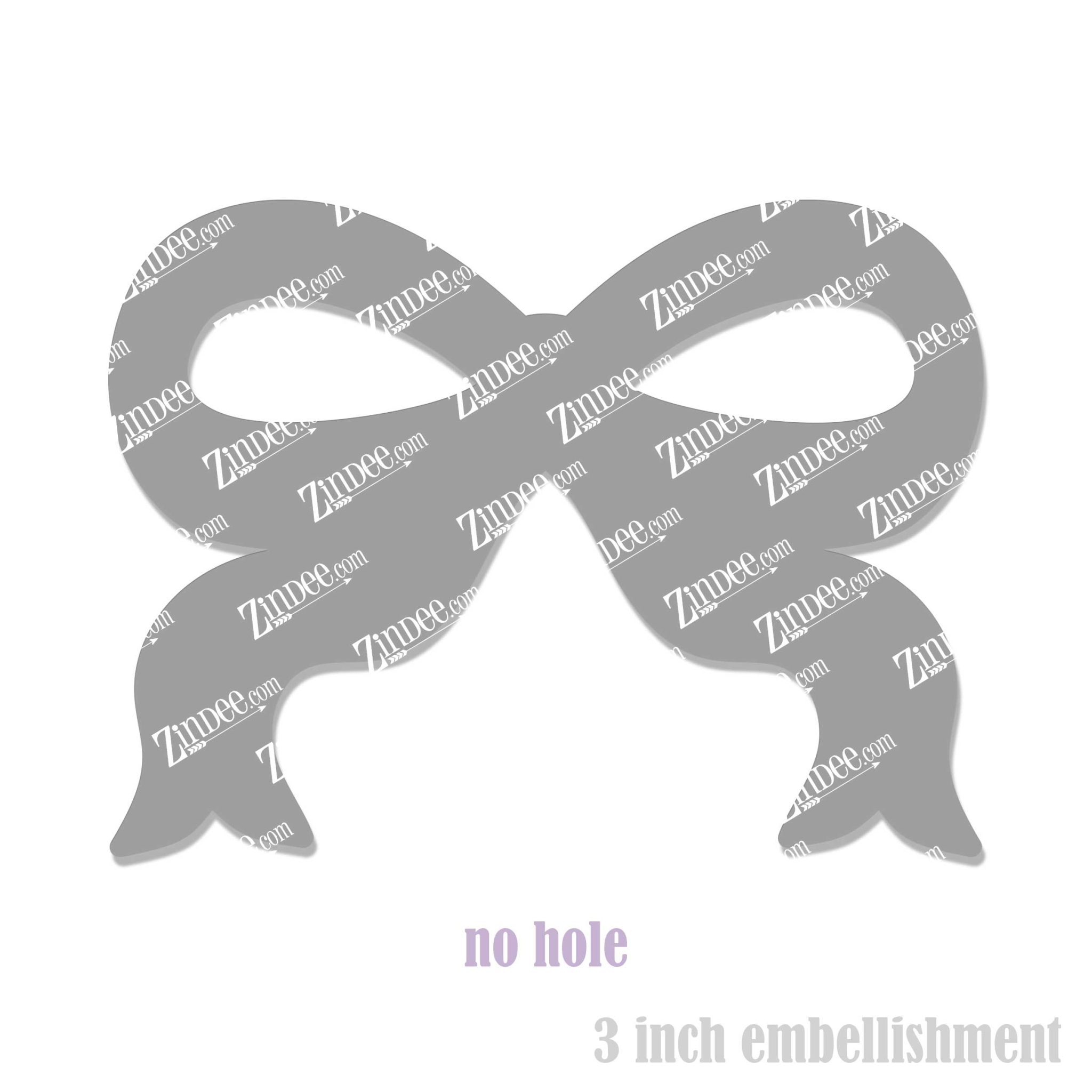 Drapey Bow 3 inch Embellishment – Zindee