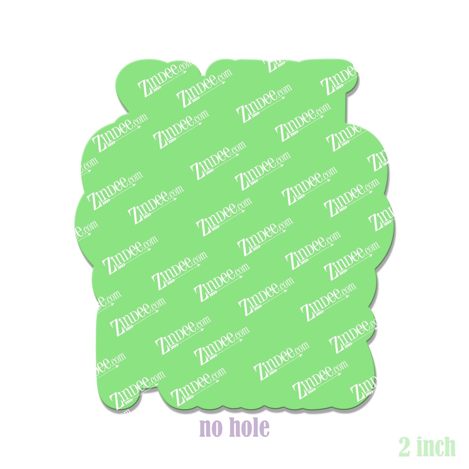 Sweet Bunnies Acrylic Blank- Sticker- UV DTF (2 inch) NO HOLE – Zindee